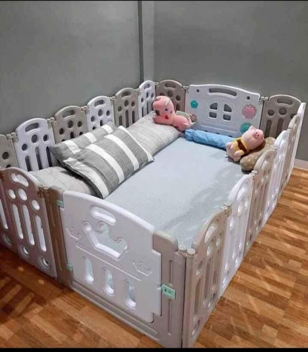 New Big Folding Playpen (High Quality) with FREE MAT, BALLS AND RING ...