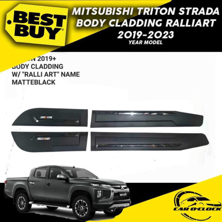 Mitsubishi Triton Strada Body Cladding Ralliart Type (2019-2023 ...