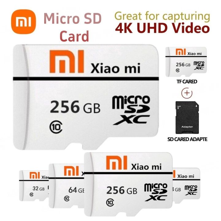 Micro SD Card Memory Card Support 4K UHD Video TF Card High Speed SD ...