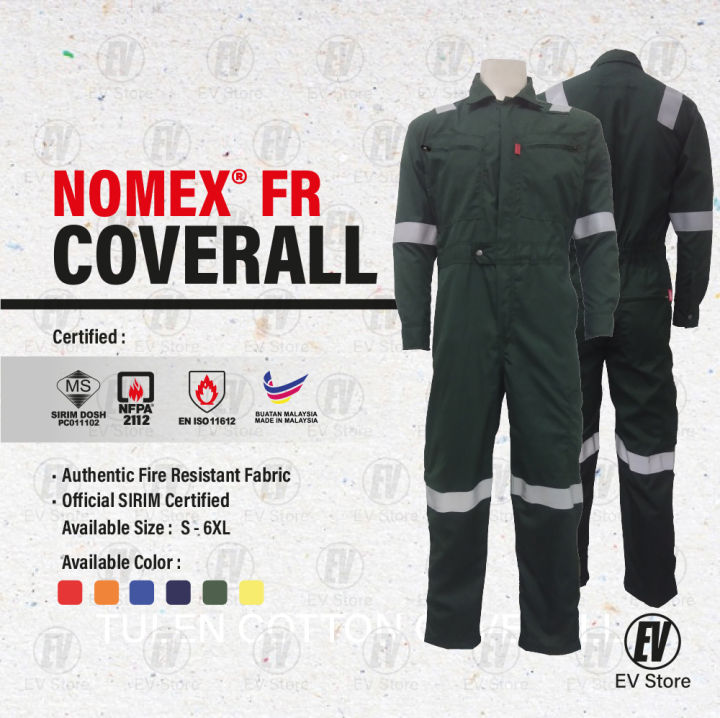 Sherwood Nomex Fire Resistant Coverall | Lazada