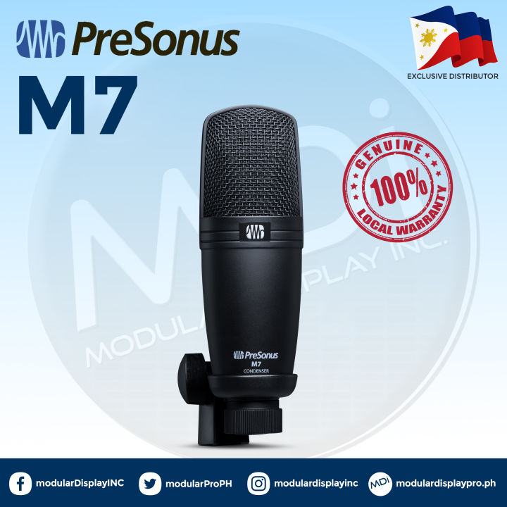 PreSonus M7 Large-diaphragm Condenser Microphone | Lazada PH