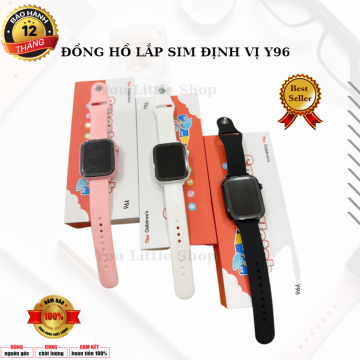 Đồng Hồ Thông Minh - Đồng Hồ Y96 Lắp Sim, Định Vị Nghe Gọi 2 Chiều Nam, Nữ, Hiển Thị Cuộc Gọi ...