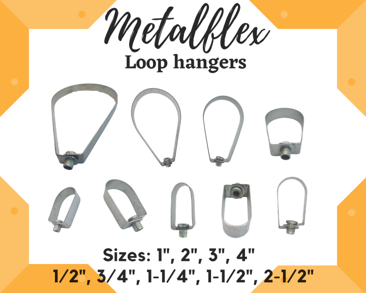 Loop Hanger - Sizes ( 1/2" , 3/4" , 1" , 1 1/4" , 1 1/2" , 2" , 2 1/2 ...