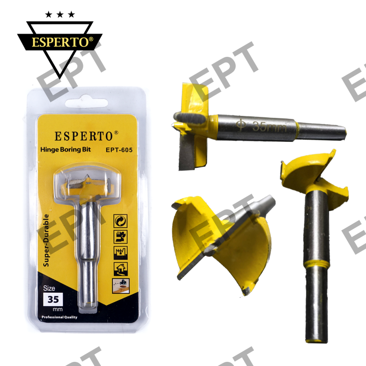 ESPERTO Concealed Hinges Bit 35mm Hinges Boring Hard Alloy Wood Drill ...