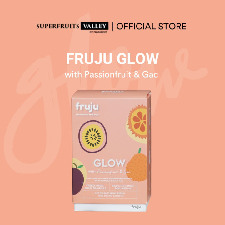 ☂FRUJU Glow with Gac Passion 15g x 12 sachets☆ | Lazada