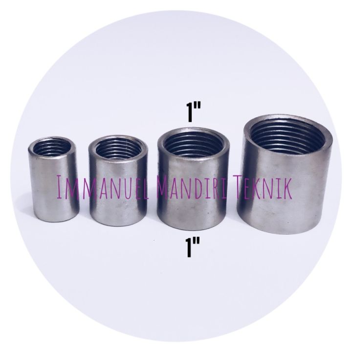 Socket stainless 1 inch / Sock stainless drat 1 inch / Coupling ss304 ...