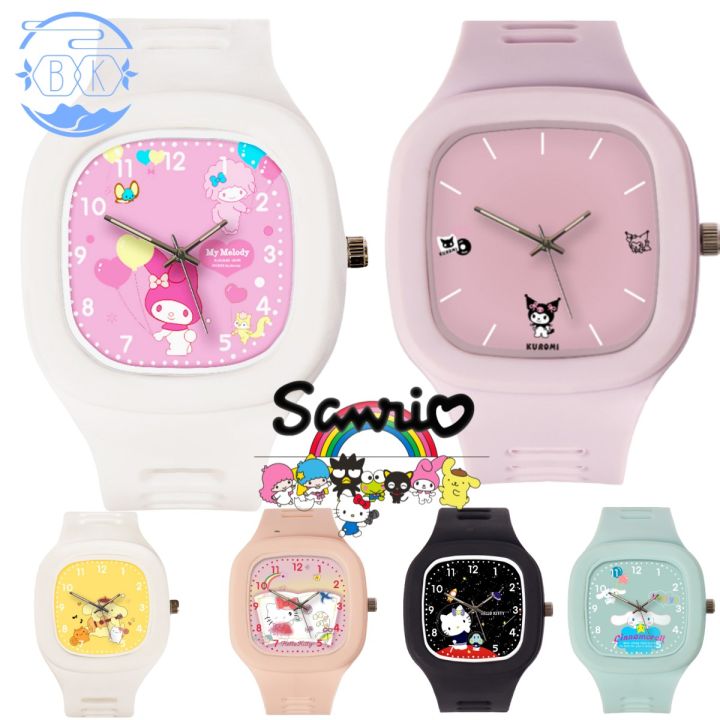 Sanrio My Melody Cute Cartoon Kids Watch Jelly Kuromi Elementary School ...