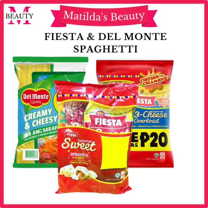 SPAGHETTI PACKAGE SET PASTA SAUCE ORIGINAL Filipino Style Parmesan ...