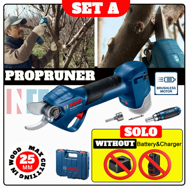 BOSCH PRO PRUNER 12V CORDLESS SECATEUR C/W 3 DIFFERENT PACKAGES | Lazada
