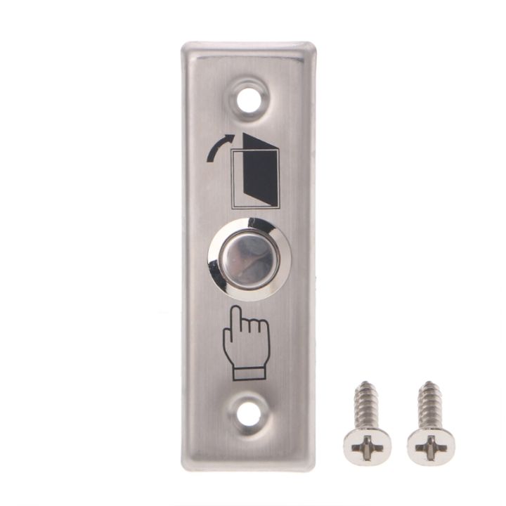 92x28mm Stainless Steel Doorbell Push Button Switch for Touch Panel ...