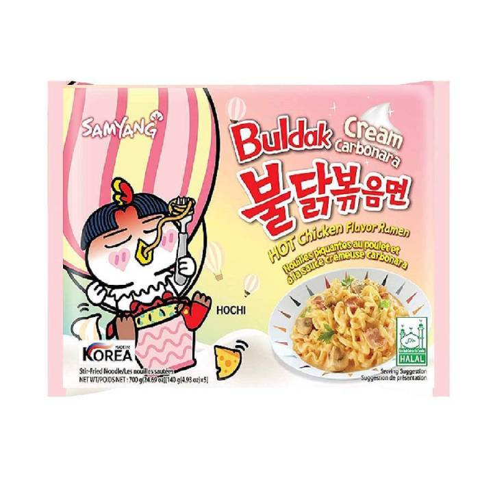 Samyang Buldak Cream Carbonara Hot Chicken Flavor Ramen 140g Lazada Ph