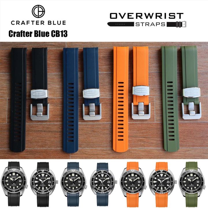 สายนาฬิกา รุ่น Crafter Blue CB13 for MM200 and Mini Turtle and Seiko ...