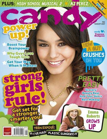 Candy magazine August 2007 Vanessa Hudgens | Lazada PH