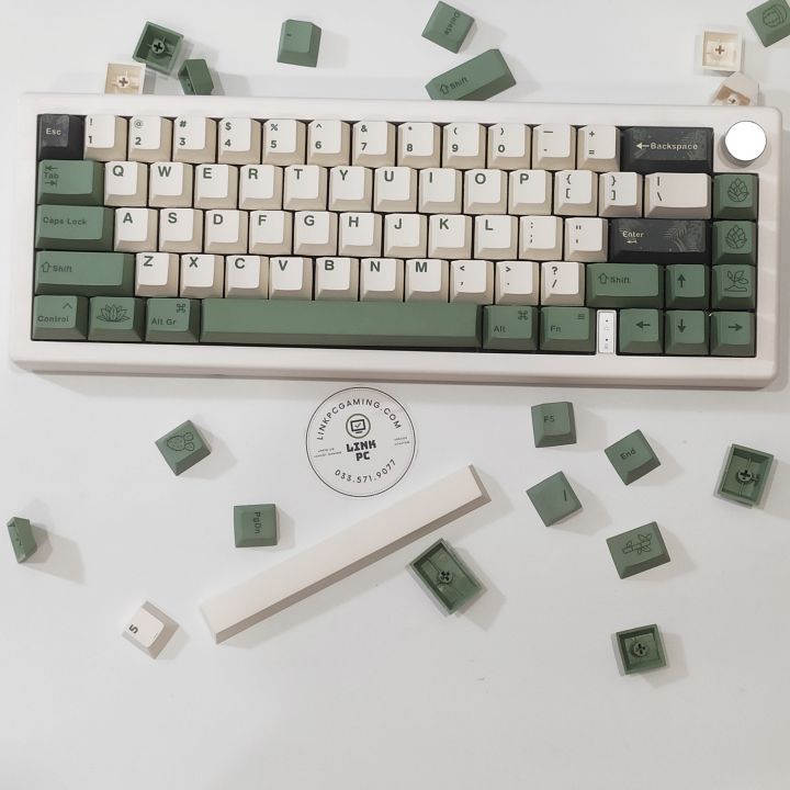 Bộ Keycap Xanh lá - Keycap Botanical Garden Version 145 nút dùng cho ...