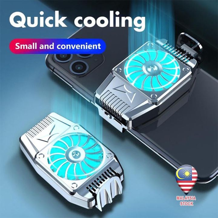 [Malaysia Stock] Portable Cooling Fan Game Mobile Phone Cooler USB ...