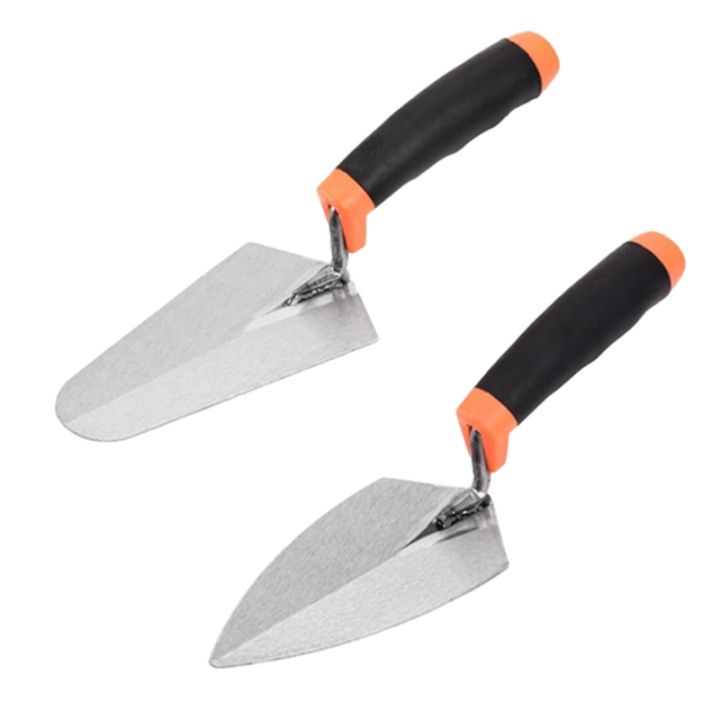 【Latest model】Bricklaying Trowel Set, 2 Pieces Pointing and Gauging ...