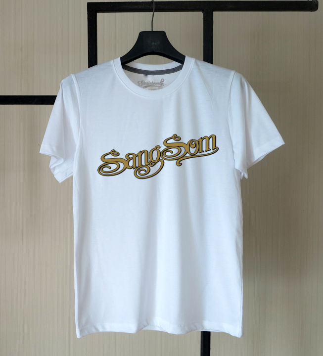 เสื้อยืดสกรีนลาย SangSom แสงโสม ลงบนผ้าคอทต้อนแท้เนื้อนุ่มๆใส่ไม่ร้อน ...