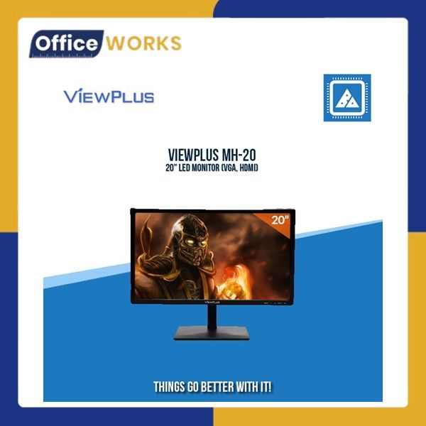 ViewPlus MH-20 Viewplus 19.5" 75Hz LED Monitor, 1*HDMI, 1*VGA | Lazada PH