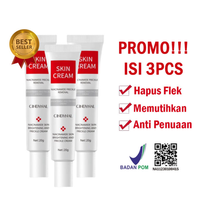 [BPOM] ISI 3PCS Krim Flek Tebal Membandel CINDYNAL Skin Cream Whitening Freckle Cream Remove ...