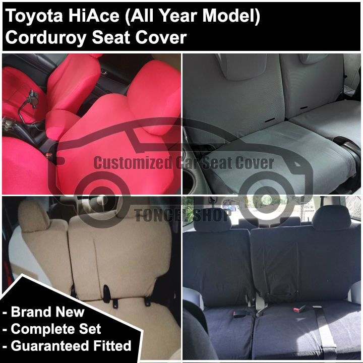 Toyota HiAce Commuter / Commuter Deluxe Car Seat Cover ( Complete Set ...