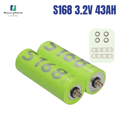 S168 3.2v 43AH - Lithium Battery Heavy Duty Lifepo4 Battery Cell (1pc ...