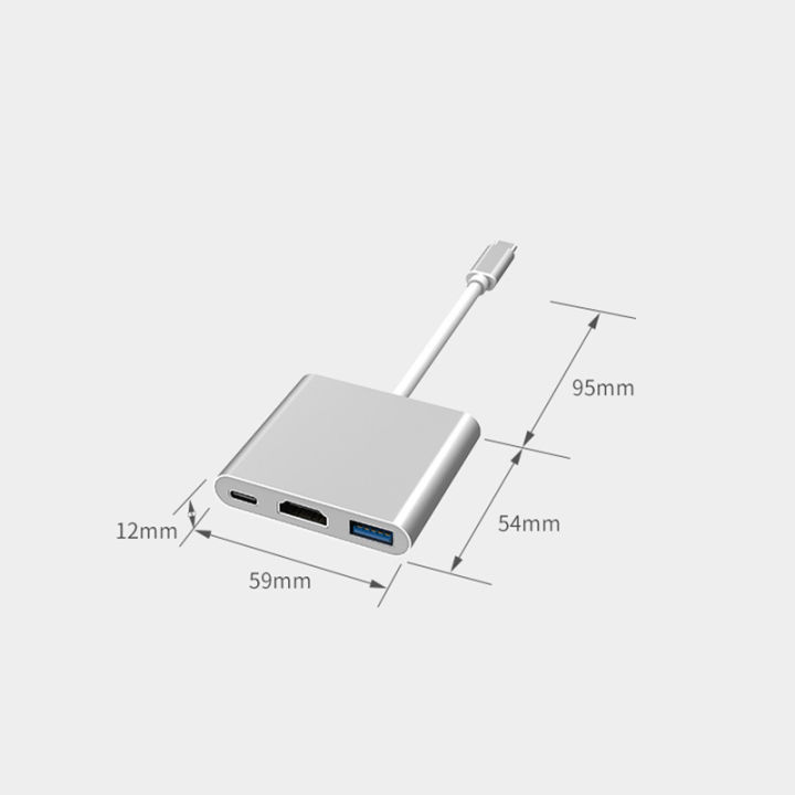 MoZhao Type-c To HDMI Three-in-one Computer Expansion Dock Projector ...