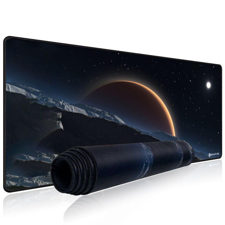 excovip Large size mouse pad non-slip seam edge Desktop computer Laptop ...