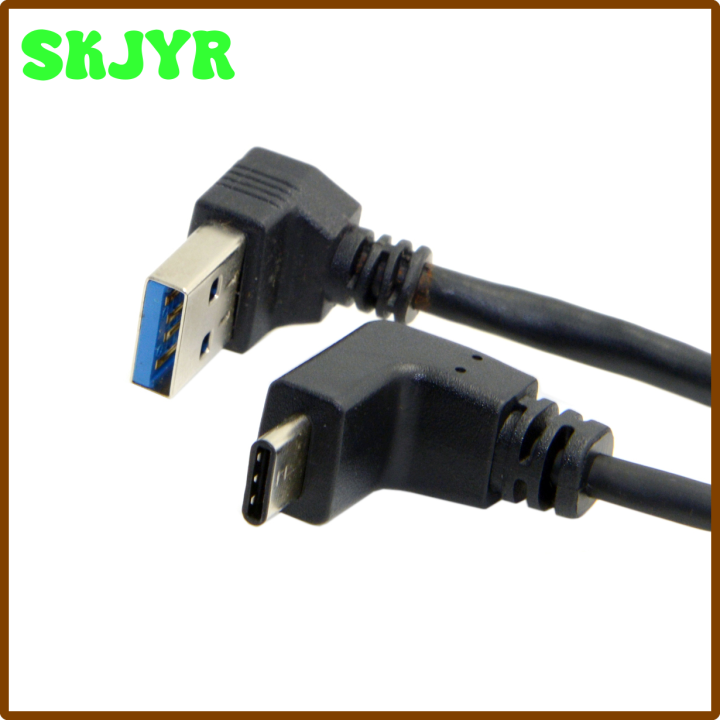 SKJYR CYDZ USB 3.1 USB-C Reversible Angled to 90 Degree Up Angled A ...