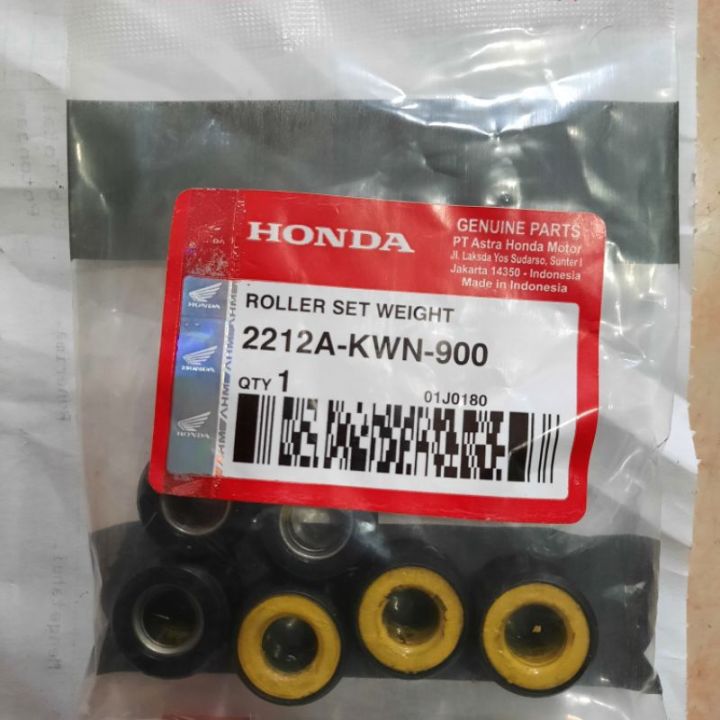 KWN ROLLER WEIGHT SET VARIO 125, VARIO 125 FI, VARIO 150, PCX BILL UP ...