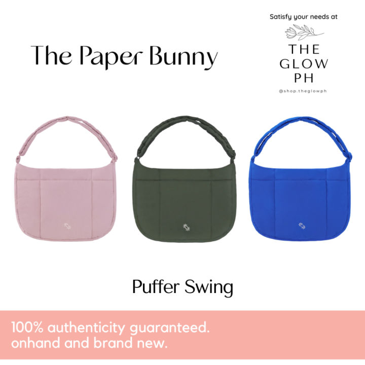 The Paper Bunny Puffer Swing | The Glow PH | Lazada PH