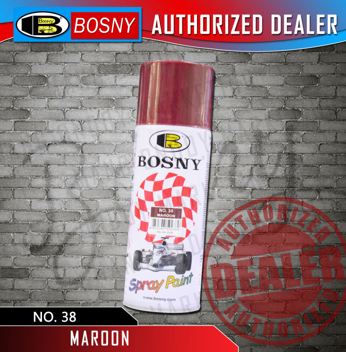 Bosny Spray Paint No.38 Maroon | Lazada PH