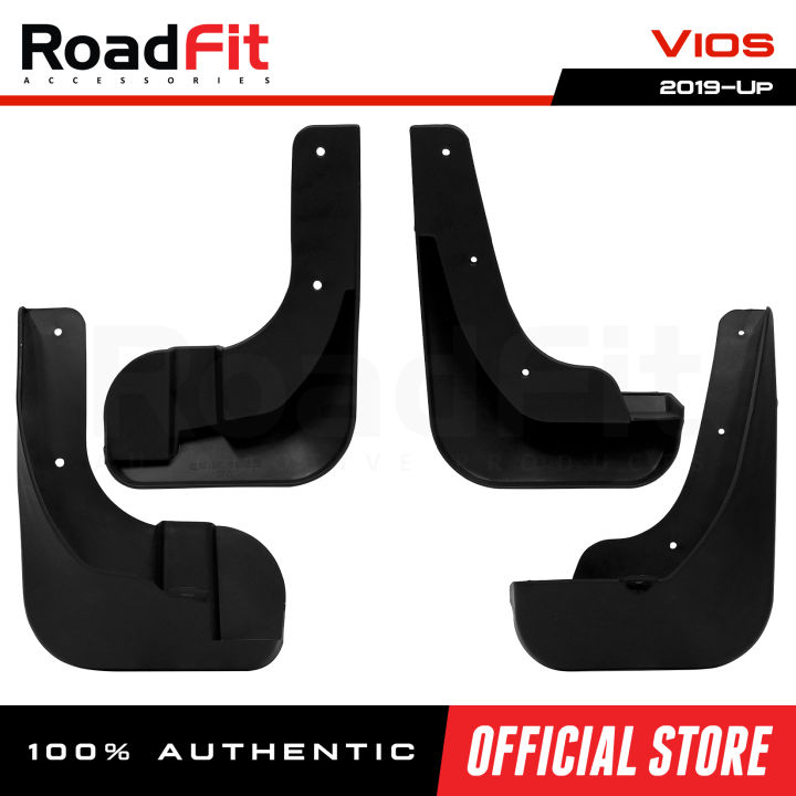 Mudguard for Toyota Vios 2019, Black, 4 pcs. MG-106 | Lazada PH