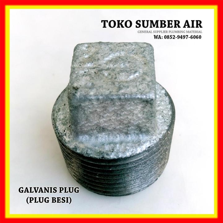 1 " GALVANIS PLUG (FITTING BESI) | Lazada Indonesia
