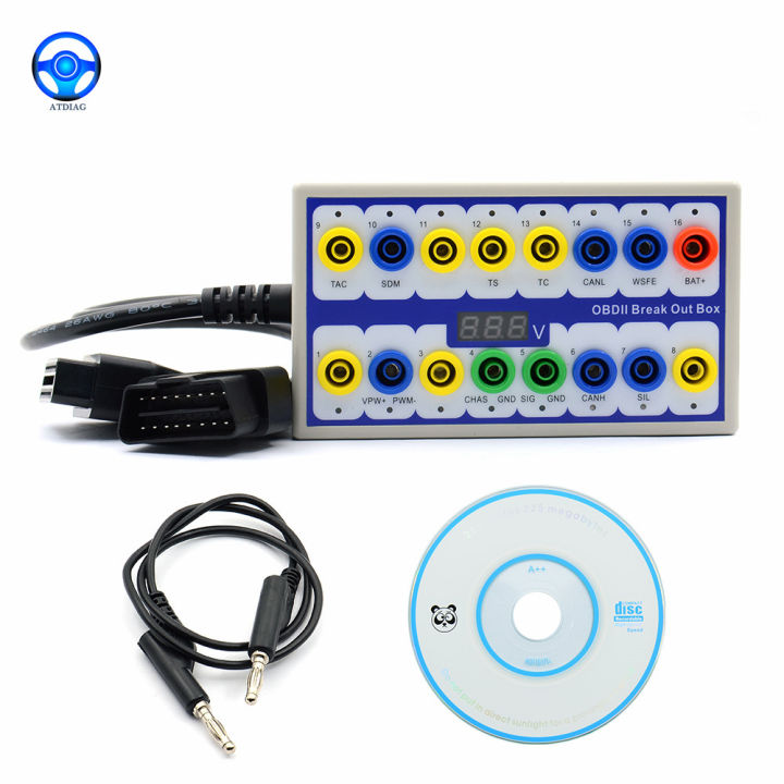 2019 New Auto car Break out Box OBDII obd Breakout Box Car Protocol ...