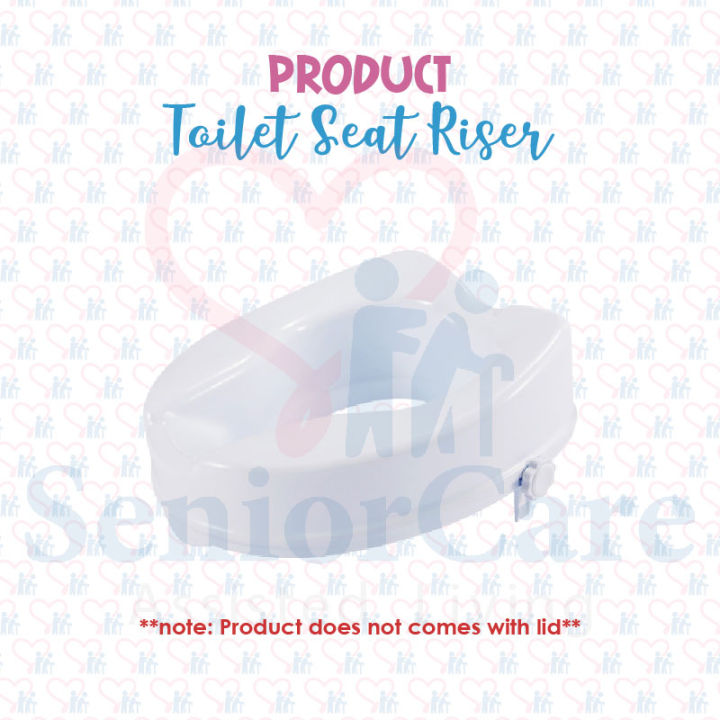 *READY STOCK* Portable Toilet Seat Raiser - Extra Height 6cm Riser ...