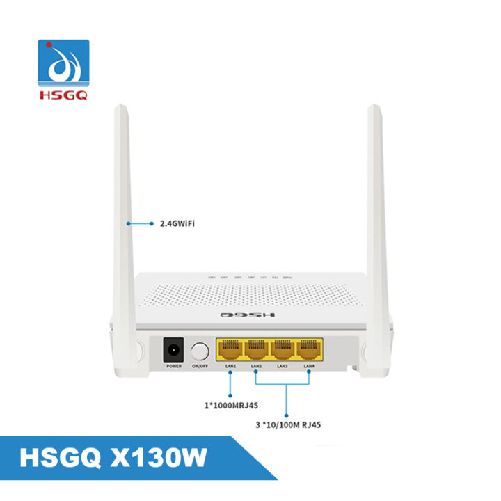 HSGQ X130W 1GE+3FE 2.4Ghz XPON ONU Modem Wifi | Lazada Indonesia