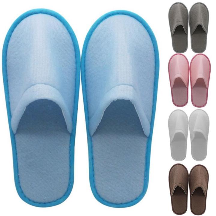1pair Unisex Slippers Hotel Travel Spa Portable Slippers Disposable ...