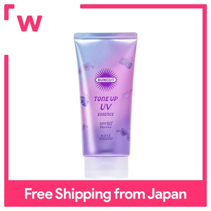 KOSE SUNCUT Tone-up UV Essence SPF50+ PA++++ Lavender 80g Sunscreen | Lazada PH