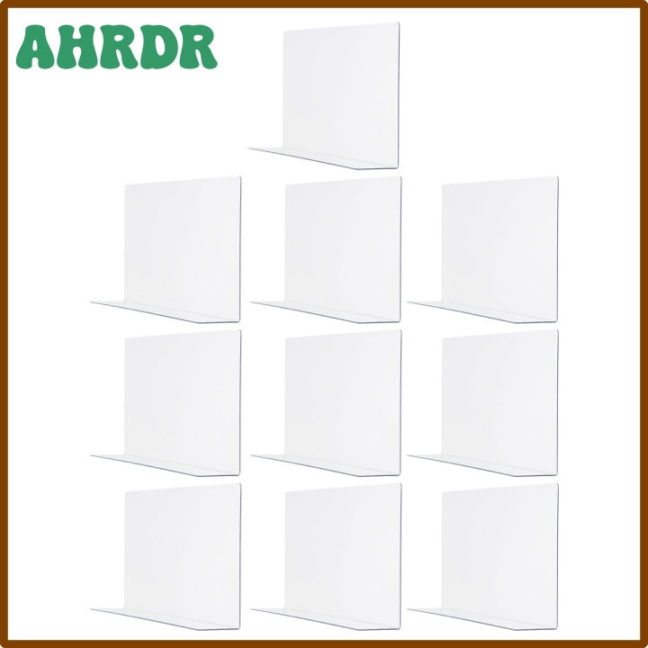 AHRDR Partition Plate Plastic Shelf Divider PVC Side Splitter Dividers ...