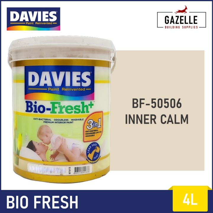 Davies Bio Fresh Anti-Bacterial , Odorless and Washable Paint Inner ...