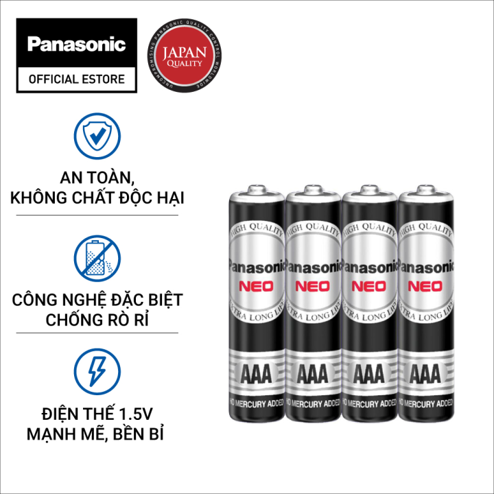 Hộp 60 viên Pin Than Panasonic AAA R03NT/2S-V (Đen) – Hàng Chính Hãng | Lazada.vn