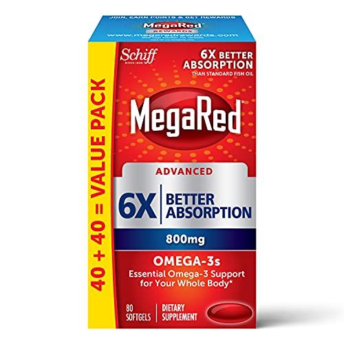 [PRE-ORDER] MegaRed Omega-3 Fish Oil Supplement 800mg - Advanced 6X ...