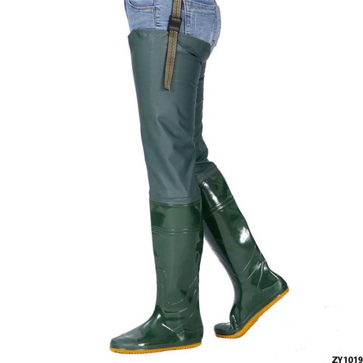 Ultra-High Rain Boots Farm Knee-High Paddy Field Catch Fish Rain Ankle ...