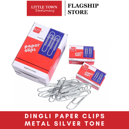 DL Document File Paper Clips Metal Silver Tone | Lazada PH