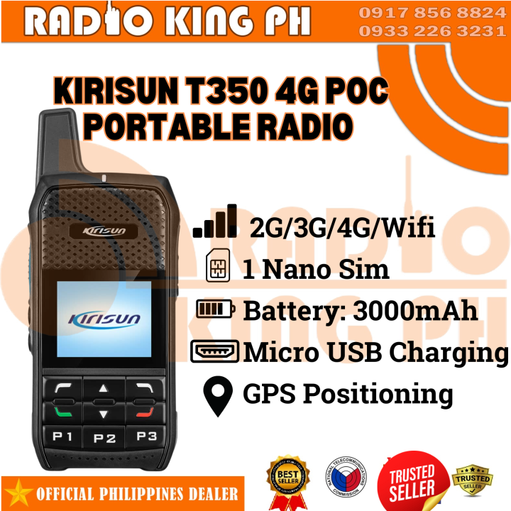 Kirisun T350 4G PoC Portable Radio | Lazada PH