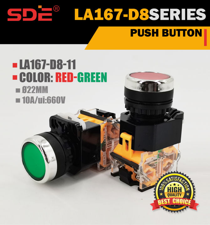 PUSH BUTTON Momentary (LA167-D8 Series) | Lazada PH