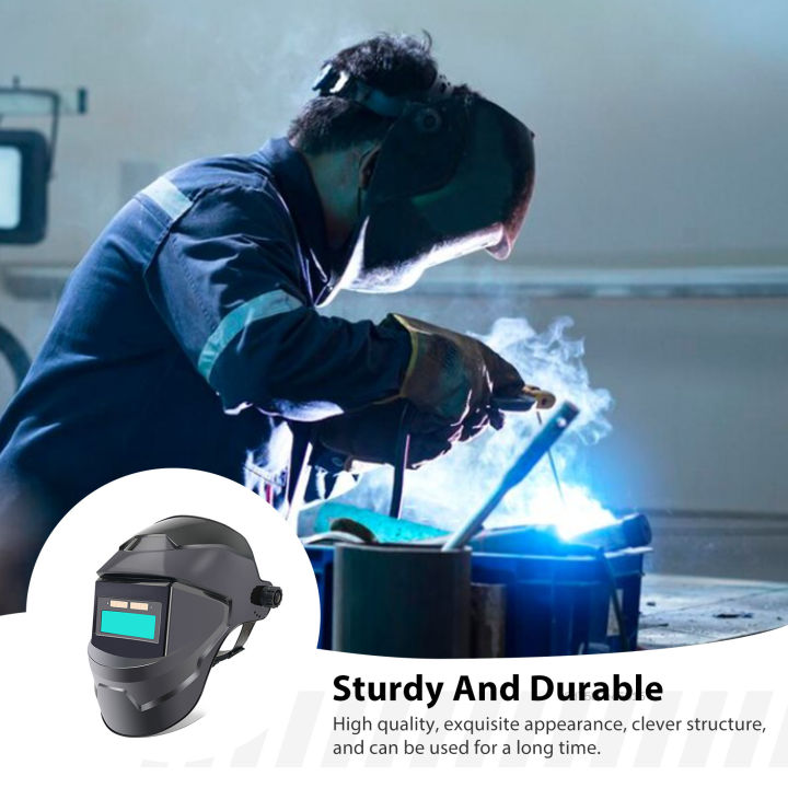 Portable Auto Darkening Welding Helmet - Argon Arc Weld Shield TP-PH ...