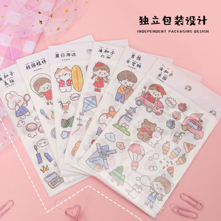 Cartoon Sticker | Cute Handbook Sticker | Kawai DIY Ins Decorative ...