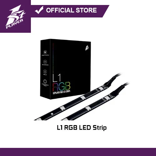 1STPLAYER L1 RGB 15-LED STRIPS /2PCS (3-PIN CONNECTOR) | Lazada PH