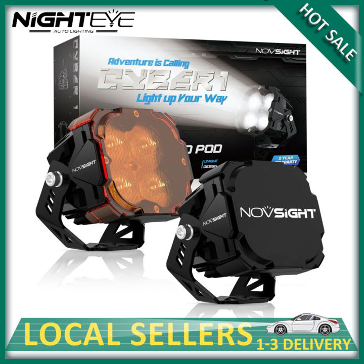 NOVSIGHT 2Pcs A500-WL1-3S OSRAM LED Chips 40W 6400LM LED Dual Color ...